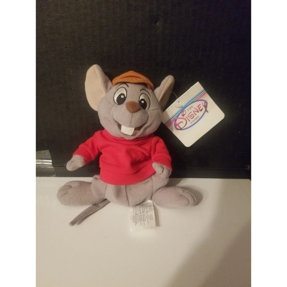 Disney | Toys | Disney Store The Rescuers Bernard Mouse Bean Bag ...